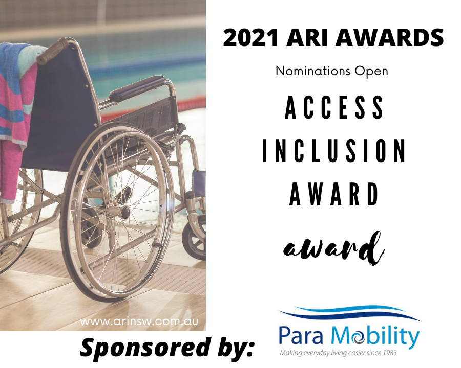 Nominations Open - Access Inclusion Award – ARI NSW