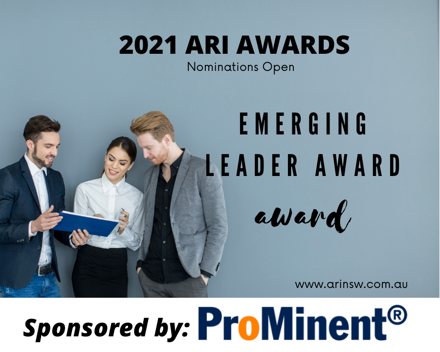 Nominations Open - Emerging Leader Award – ARI NSW
